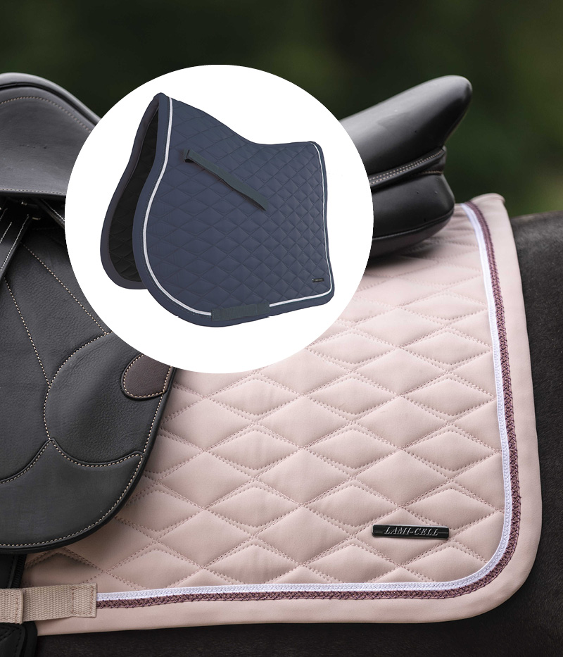 Box Ensemble Lami-Cell Bleu marine • Poney – Pelote & Balzane